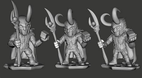 Loki Stl From Marvel Comics 3d Model 3d Printable Cgtrader