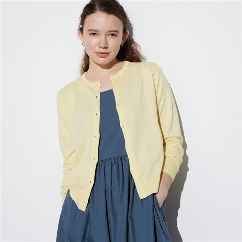 Uvカットクルーネックカーディガン（長袖） Women