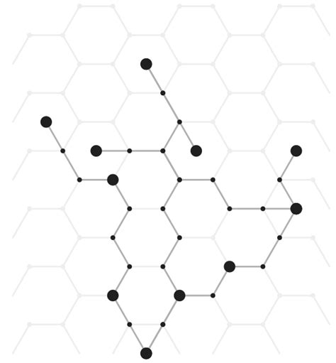 Graph Theory Algorithm To Traverse Edges Of A Hex Grid Between Two Points Stack Overflow