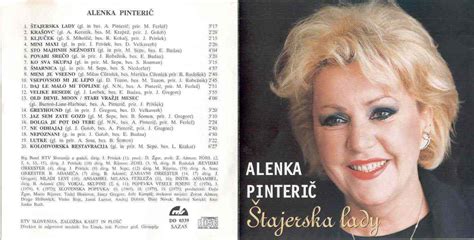 Zvuci Jugoslavije Sounds Of Yugoslavia Alenka PinteriČ Štajerska Lady