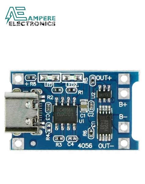 TP Battery Charger Module With Protection Type C USB Flux Electronix