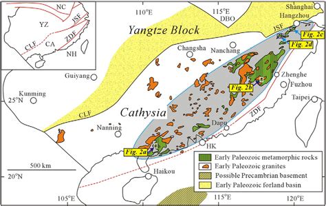 Simplified Geological Map Highlighting The Regional Extent Of The Early