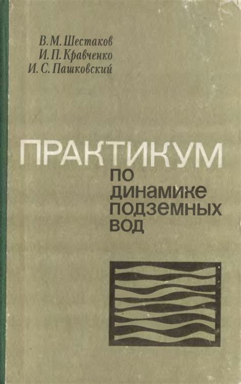 Практикум по динамике подземных вод Геологический портал Geokniga