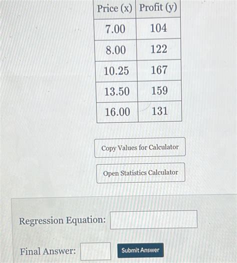 Roit Y Copy Values For Calculator Open Statistics Calculator