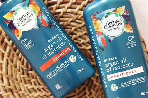 Herbal Essences Argan Oil Shampoo And Conditioner Curios And Dreams