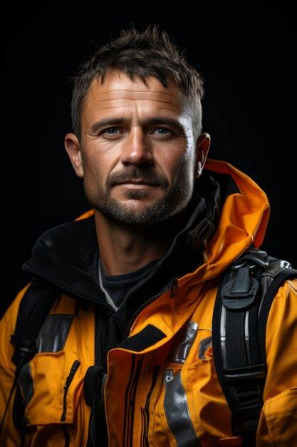 Premium Ai Image Young Man In Safety Gear Assembling Scaffolding For