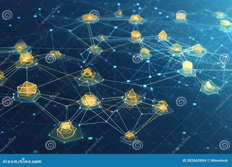 Web Network Of Interconnecting Neural Brain Nerve Cells Through Synapses 3d Rendering Stock