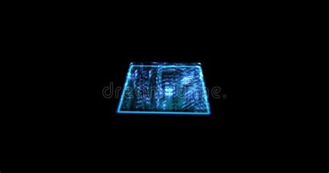 Circuit Board Technology And Digital Programming Abstract On Dark