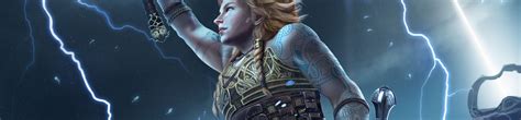 1644x384 Resolution Thrud Thorsdottir Hd God Of War Ragnarok 1644x384