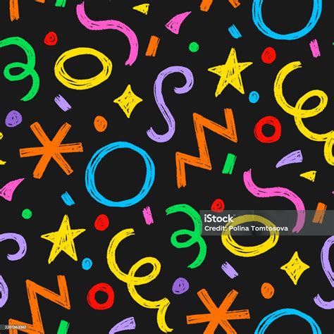 아이 완벽 한 패턴 아이 재미 모양 구불 구불 한 색종이 벽지 벽지 손으로 그린 컬러 크레용 배경 재미 어린이 구불구불한 모양 벽지 크레용 색상 색종이 추상 완벽한 패턴