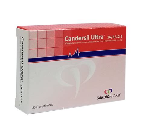 Candersil Ultra 165125mg Comprimidos
