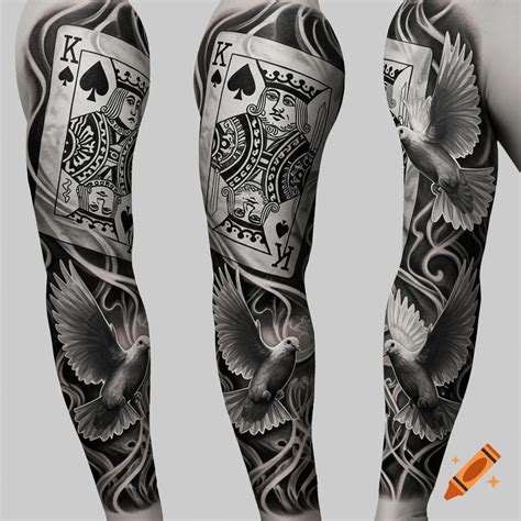 Ace Of Spades Tattoo Sleeve