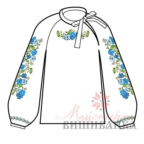 Схема для вишивання на флізеліні Струмок у траві