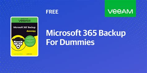 Microsoft 365 Backup For Dummies E Book