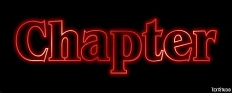 Chapter Text Effect And Logo Design Word