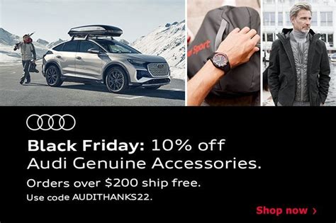 Audi Black Friday Event Off Audi Genuine Accessories Vw Vortex