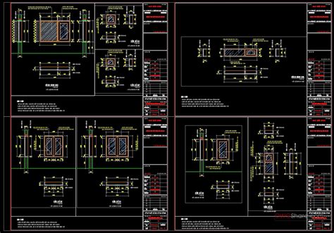 352 Free Cad Blocks Detail Doors Windows DWG Download