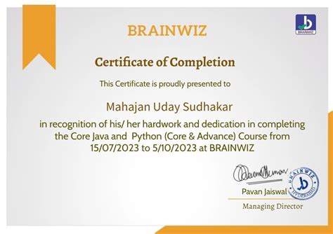 Uday Mahajan On Linkedin Coursecompletion Aptitude Corejava
