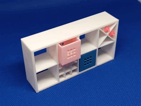 Mini Ikea Kallax Set All Pcs 3d Ikea Hack