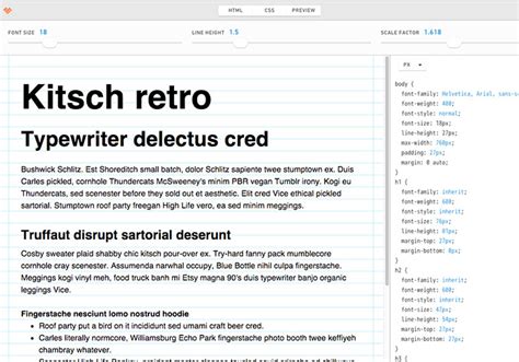 Gridover 線上即時設定css文字，字級大小、行高、字距、邊距 梅問題．教學網