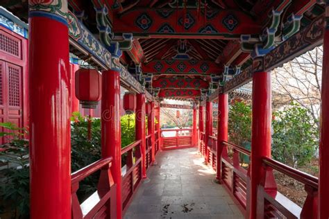 Corridor Of Classical Architecture Stock Image Image Of Ceiling