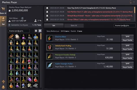 Black Desert Online Türkiye MENA Bölgesi ACCOUNT 291AP 359DP SINIRSIZ