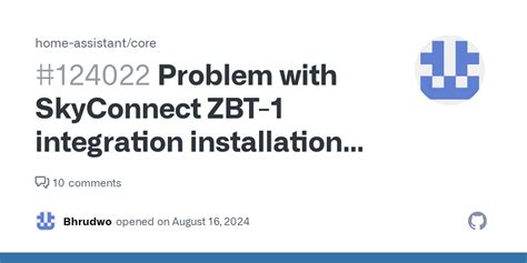 problem with skyconnect zbt 1 integration installation unknown error