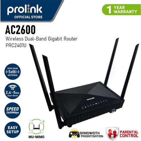 Prolink Prc U Wireless Ac Mu Mimo Dual Band Gigabit Router Access Point Repeater