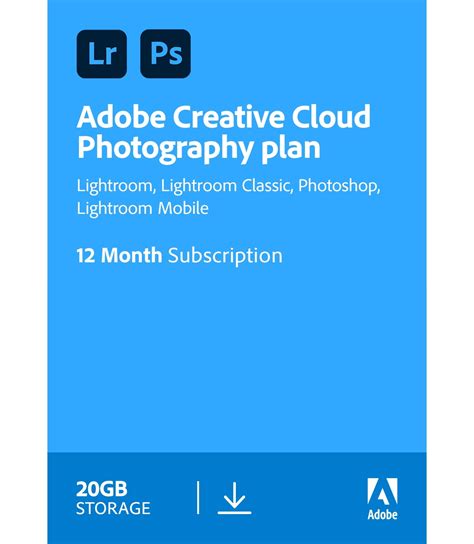 Adobe Creative Cloud Photography Plan 20 Gb Comedywest