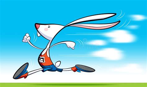 Rabbit Run Fast Stock Illustrations 582 Rabbit Run Fast Stock Illustrations Vectors And Clipart