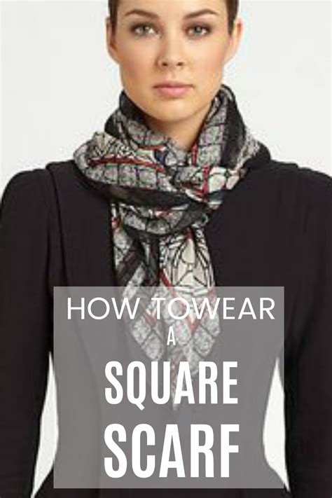 Ways To Wear A Square Silk Scarf Artofit