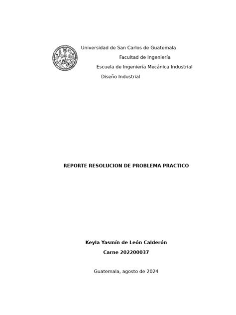 Método De Resolución De Problemas Pdf