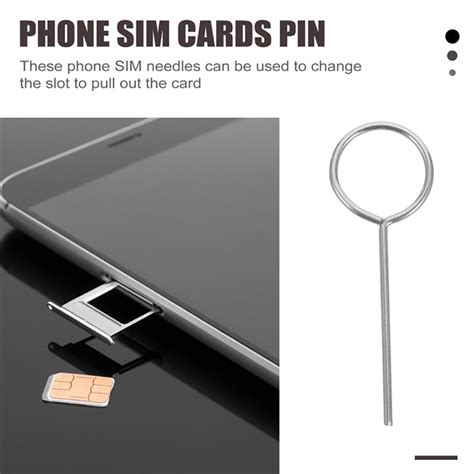 100pcs Eject SIM Card Tray Open Pin Needles
