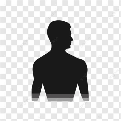 남자의 모습의 실루엣 벡터 흰색 배경에 인간 등의 단순한 검은색 아이콘 그림자 없음 작은 프레임 중앙 Png 일러스트 및 벡터 에 대한 무료 다운로드 Pngtree