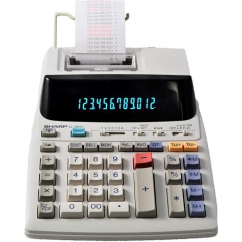 10 Key Calculator Paper Tape