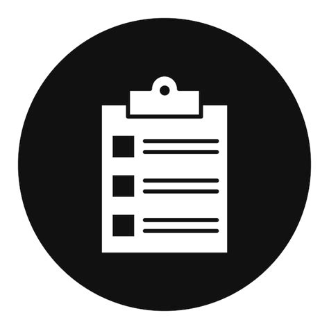 Premium Vector Checklist Vector Illustration