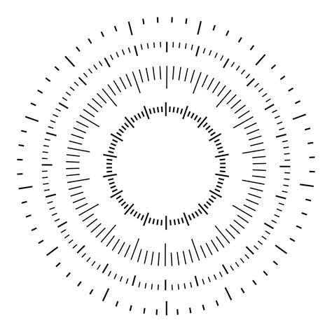 Premium Vector Circular Or Round Meter Scale