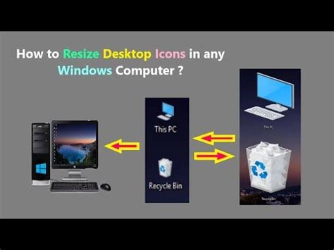 How To Resize Desktop Icons In Any Windows Computer Artofit
