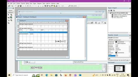Data Report And Data Environment In Vb 60 Report Generation In