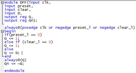 Solved Use The D Flip Flop Code In Verilog To Create A JK Chegg