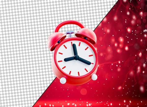 Alarm Clock Png Premium AI Generated PSD