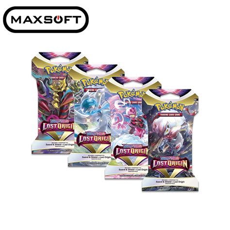 Pokémon Tcg Sword And Shield—lost Origin Sleeved Booster Pack Set Of 4