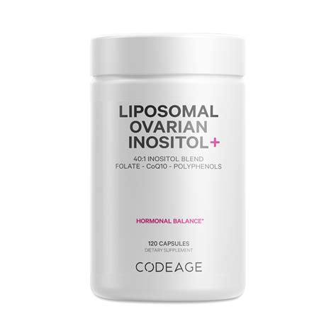 Codeage Liposomal Ovarian Inositol Hormonal Balance Thrive Market