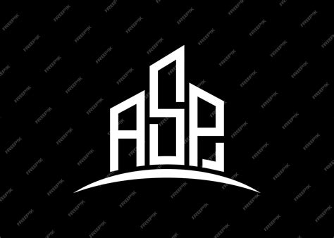 Premium Vector Letter Asp Building Vector Monogram Logo Design