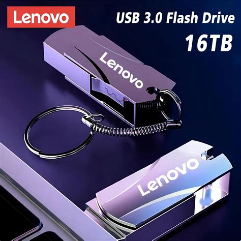 Lenovo Disco U De Metal De Alta Velocidad Pendrive Port Til De 16TB 8TB