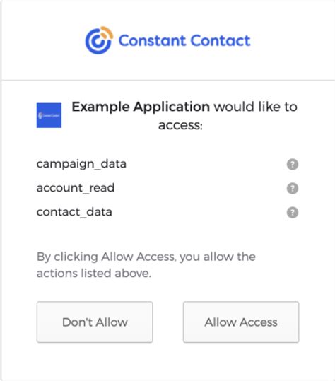 OAuth2 Implicit Flow Constant Contact Developer Portal