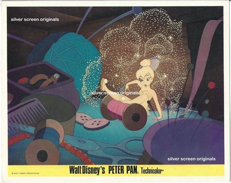 PETER PAN ORIGINAL UK Lobby Card Early RRe Walt Disney Tinkerbelle PicClick UK