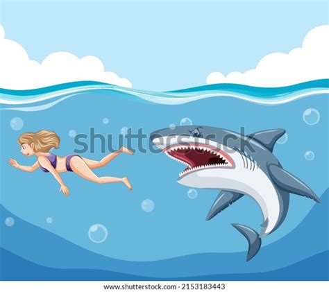 2 Thousand Shark Woman Swimming Royalty Free Images Stock Photos Pictures Shutterstock