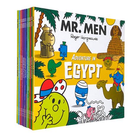 Mr Men And Little Miss Adventures 12 Book Collection Box Set By Roger Ha