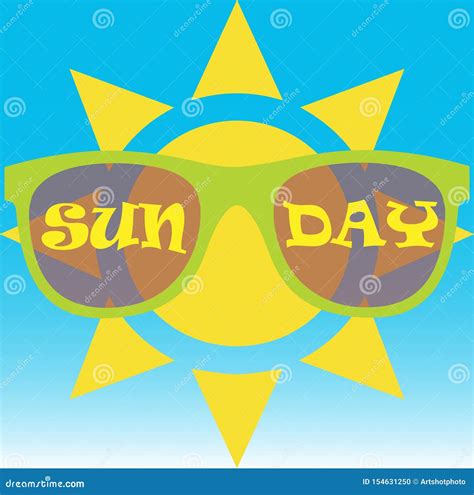 Sun Wearing Sunglasses Stock Illustrations 723 Sun Wearing Sunglasses